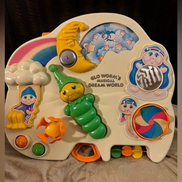 Playskool | Toys | Playskool Vintage 985 Glo Worms Musical Dream World ...
